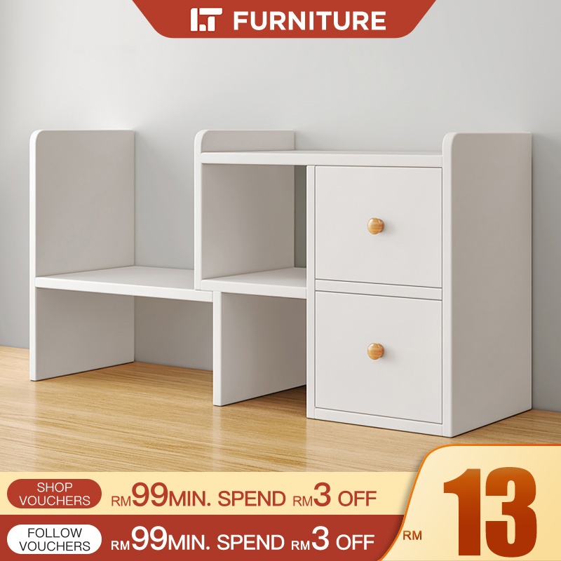 Multipurpose TableTop rack Adjustable expandable shelf Book Rack Book ...