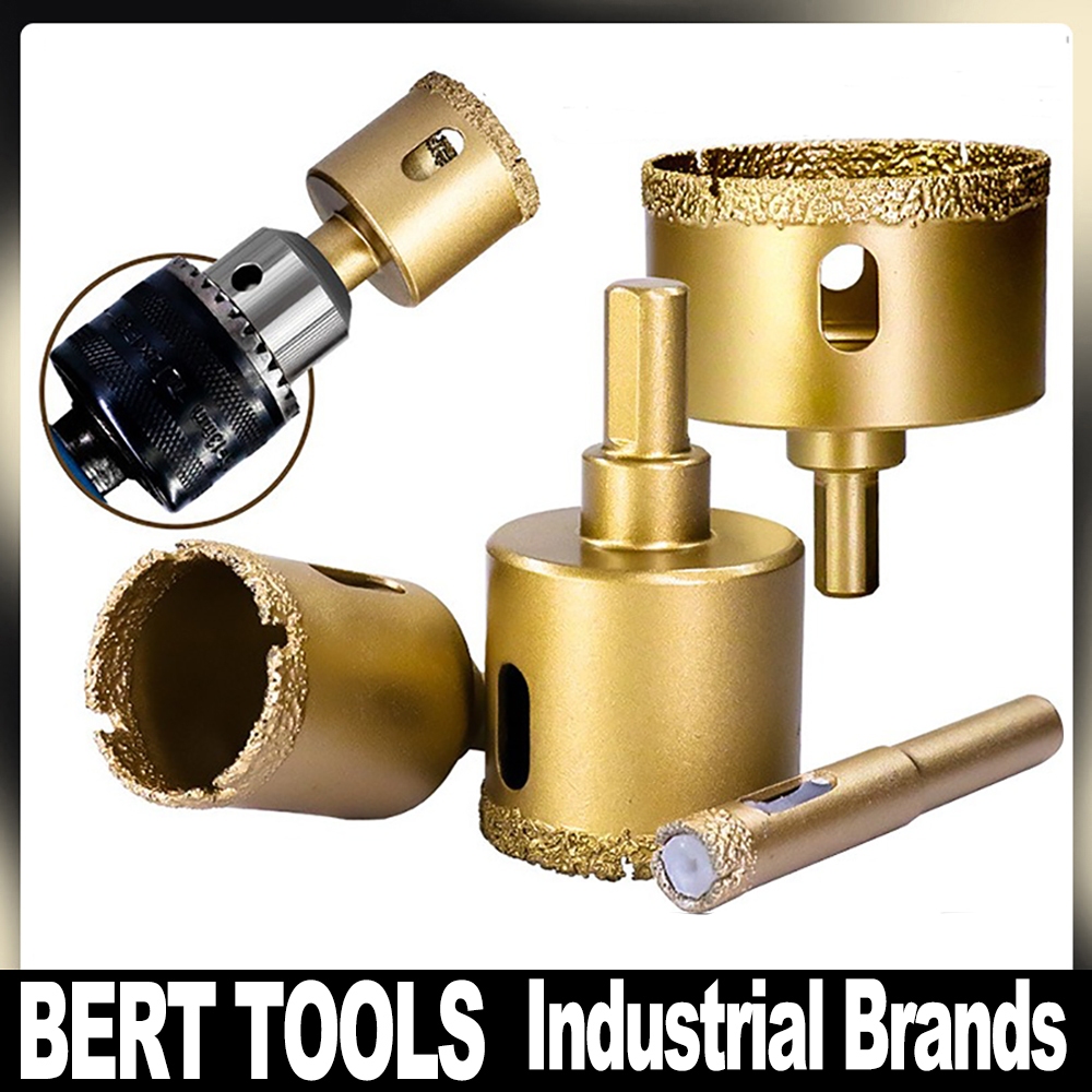 BERT🇲🇾｜Diamond Brazing Drill Bit Brazed Hole Cutter Hollow Hole Saw Bit ...