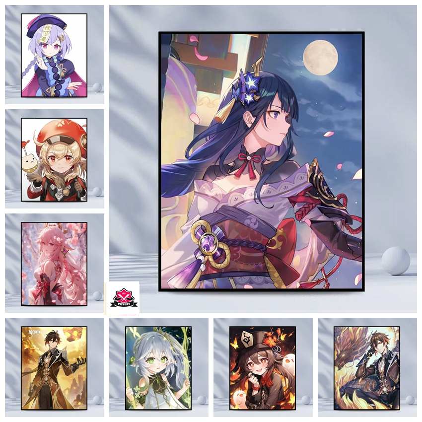 Digital Oil Painting diy Yuanshen Merchandise Series Hand-Painted ...
