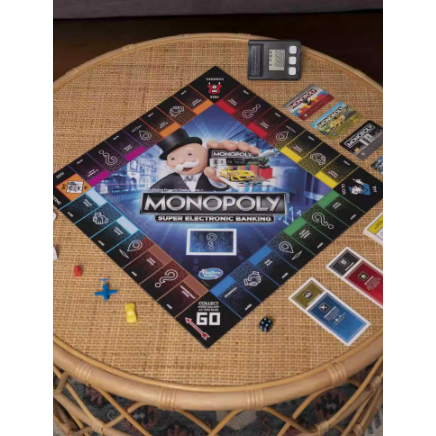 Hasbro Real Estate Tycoon Monopoly Super Electronic Bank Credit Card ...