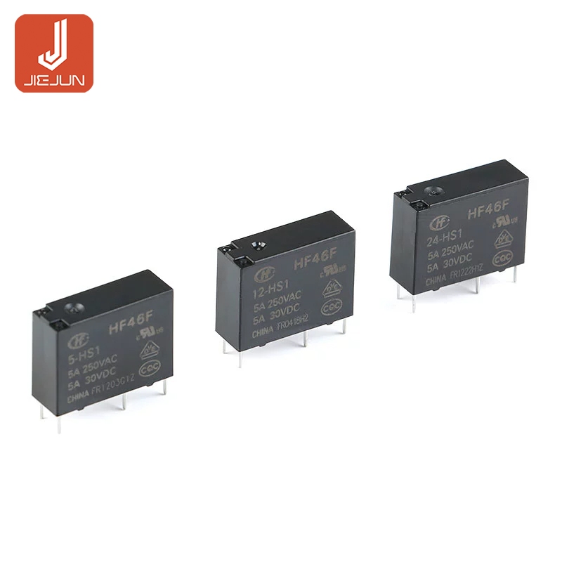 5pcs Hongfa relay HF46F-005 012 024-HS1 5V 12V 24V 1 group normally open 5A 4 pin | Shopee Malaysia