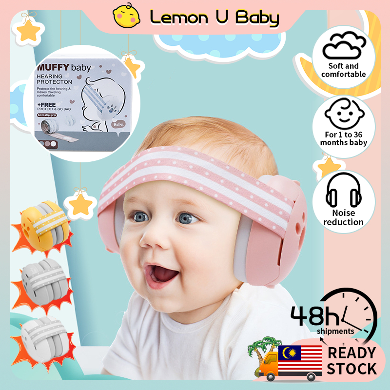 【Lemonu baby】Baby Ear Protection Anti Noise Cancelling Ear Muffs ...