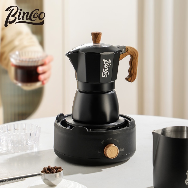 Bincoo Moka Pot Double Valve Coffee Pot Set Small Coffee Machine Hand ...