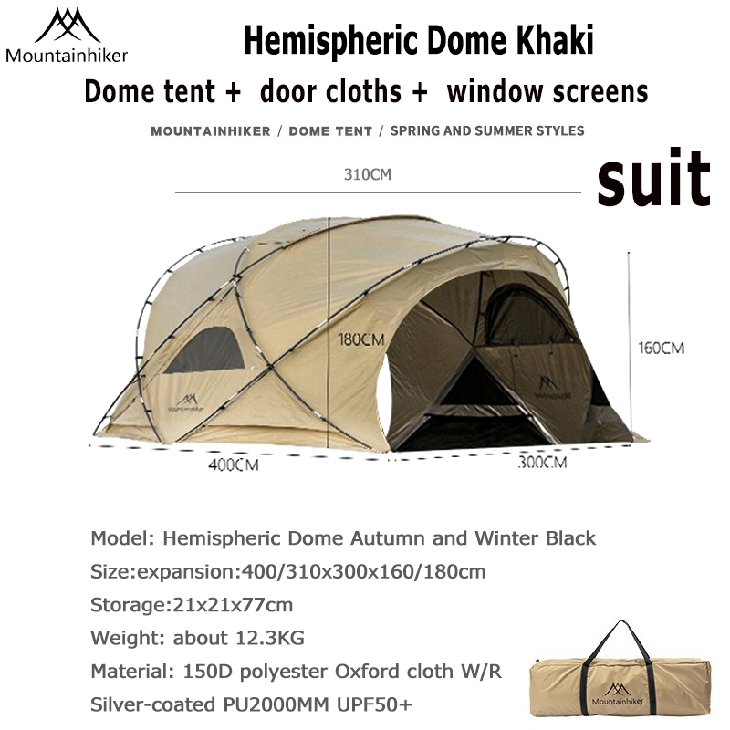 MOUNTAINHIKER Outdoor Camping Dome Tent Outdoor Dome Tent Camping ...