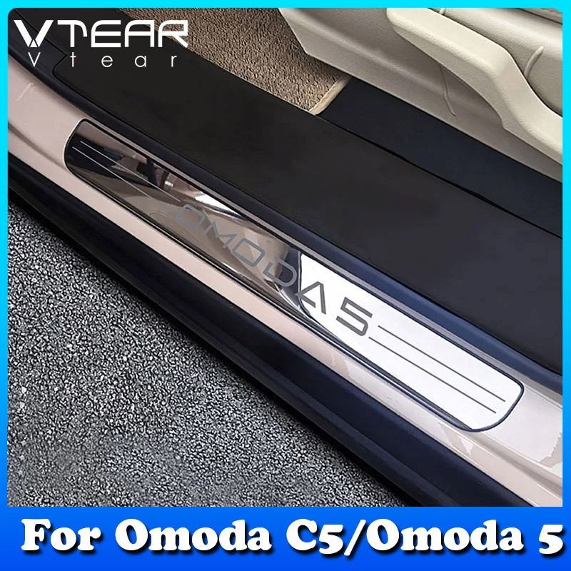 Vtear For Chery Omoda 5 / Omoda C5 2022 2023 2024 4PCS Car Door Sill ...