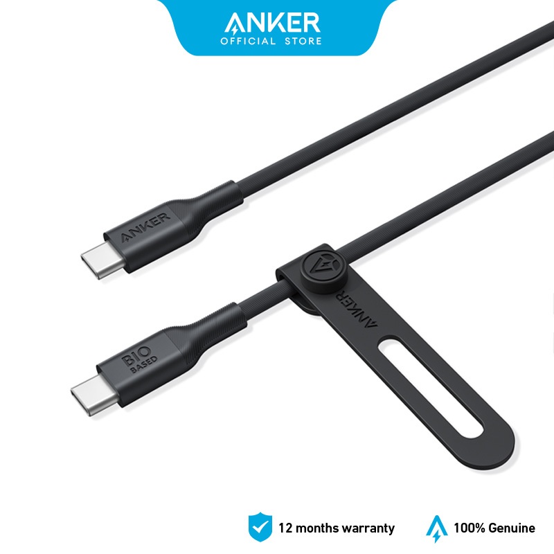 Anker 544 USB-C to USB-C Cable (Bio-Based 140W) USB 2.0 Bio-Nylon ...