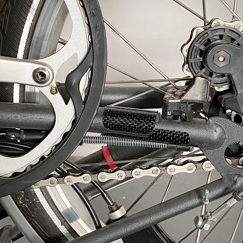 Aceoffix Folding Bicycle Carbon Fiber Chain Protector Fit For Brompton ...