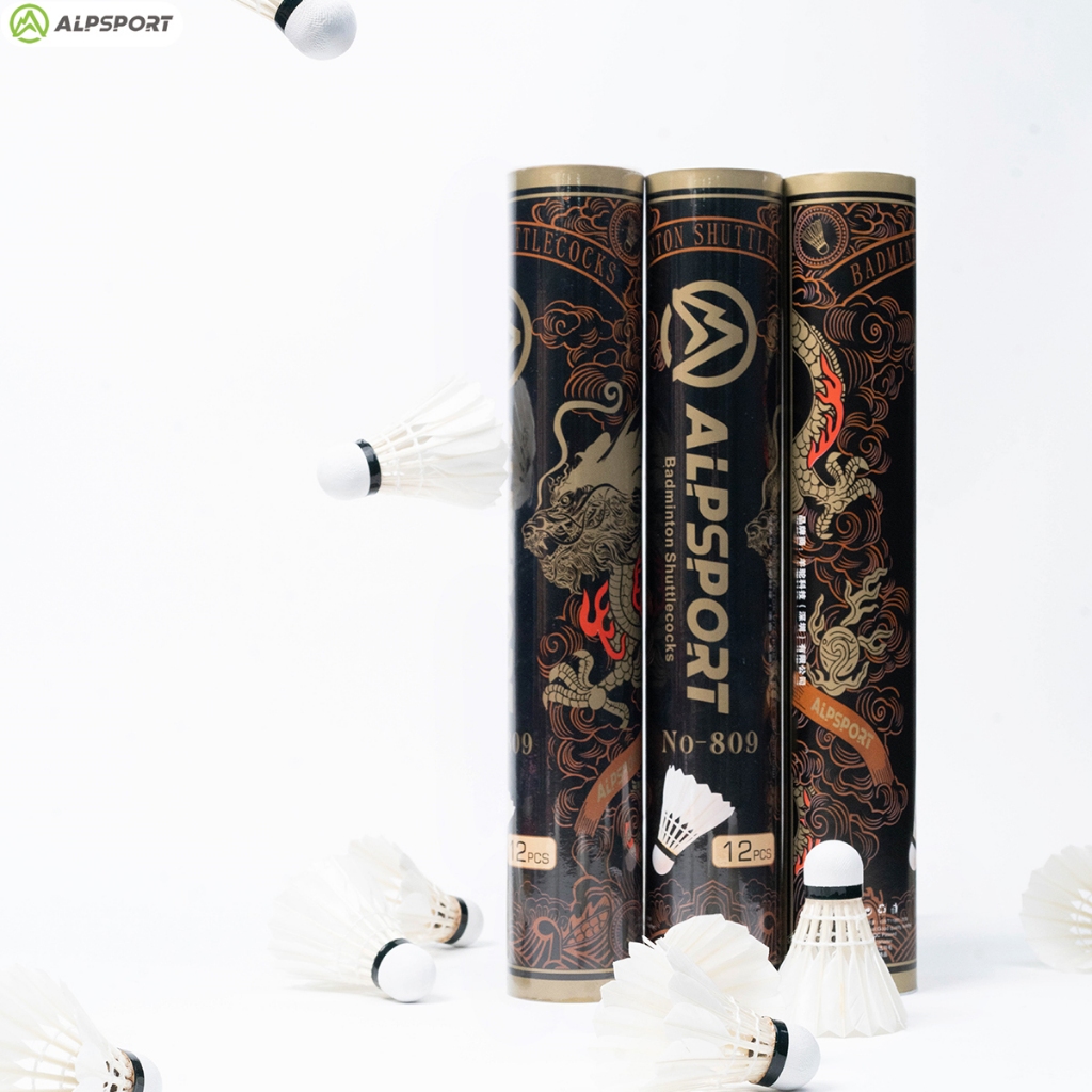 ALPSPORT 809 TOURNEY CLASSIC SHUTTLECOCK （100% ORIGINAL） Dimgray ...
