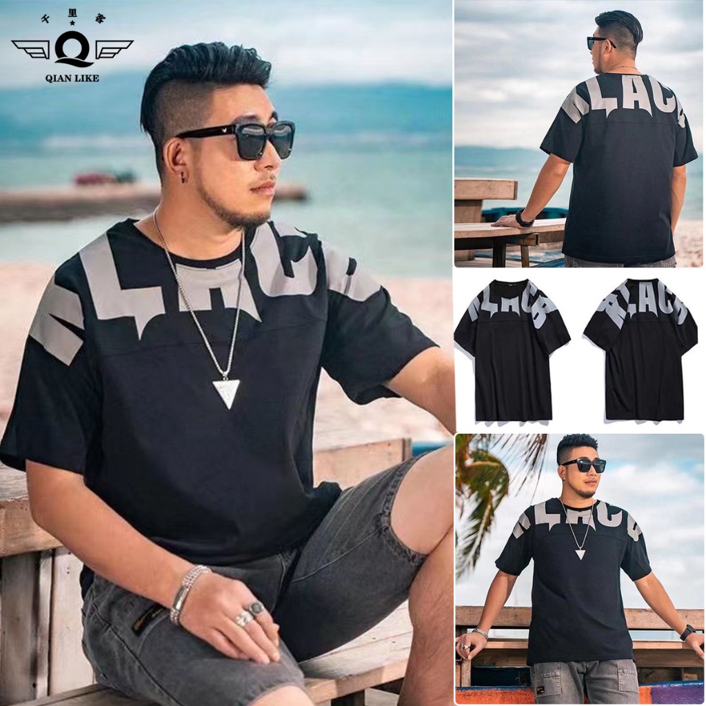 【M-8XL】T Shirt Oversize Baju Lelaki Plus Size Men T Shirt Big Size Men top 潮牌 T Shirt 男 | Shopee ...
