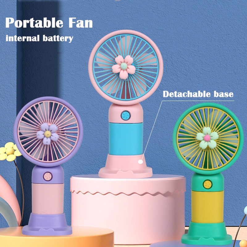 kipas Portable Handheld hello kitty Mini Fan USB Rechargeable Portable ...