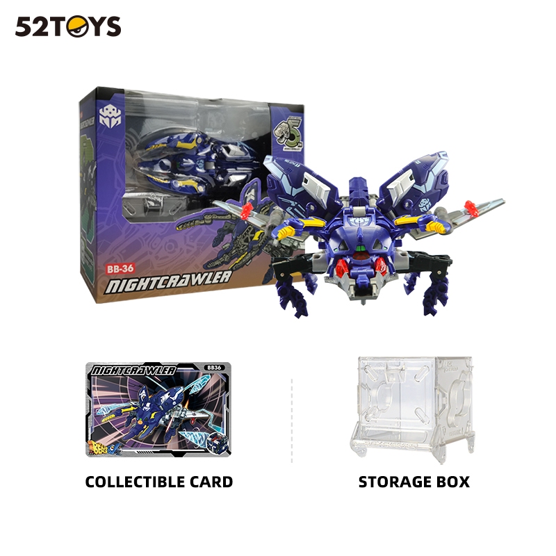 52TOYS BEASTBOX BB-36 Nightcrawler Mecha Deformation Action Figure Portable Model | Shopee Malaysia