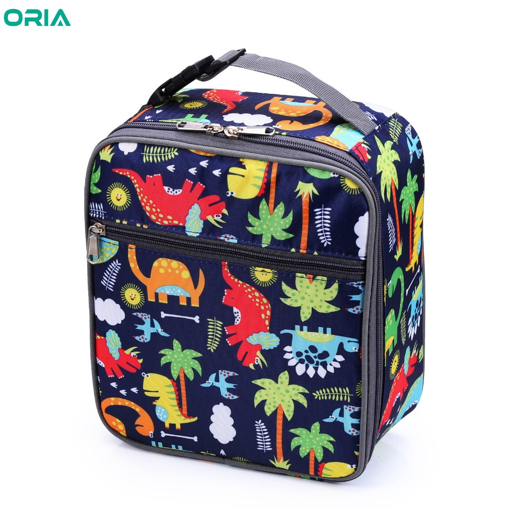 ORIA Insulated Lunch Box Water Bottle Holder Bags for Office Work ...
