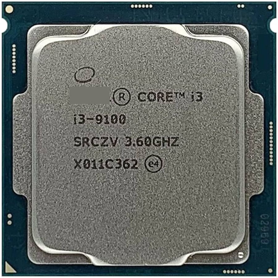 Intel Cpu I3-9100 3.6GHZ 4 Cores/4 Threads 65W Socket 1151 / Socket H4 / Socket Lga1151 Desktop ...