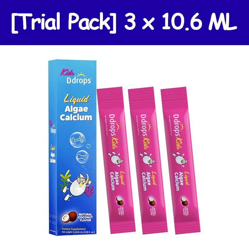 Ddrops Kids Liquid Algae Calcium Magnesium Zinc Supplement. Allergy ...
