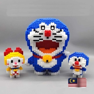 Building Bricks Robot Cat Building Toys Doraemon Assembly Educational ...