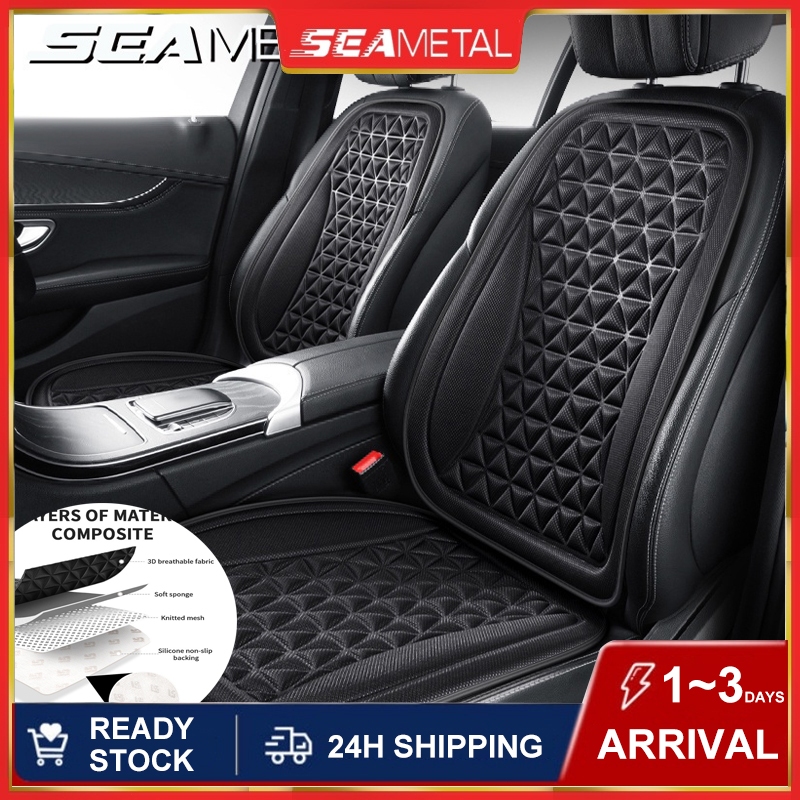 SEAMETAL Brand New Style Car Seat Cover Flax Triangle Embossing Pattern ...