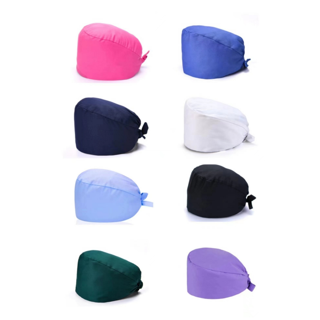 Operating room hat men and women solid color work cap dentist nurse ...