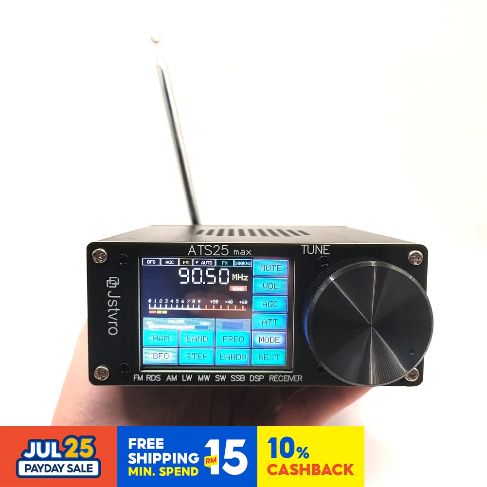 ⭐⭐⭐ATS25 Max Si4732 ATS-25X1 Si4732 ATS-20 SI4732 Full Band Radio ...