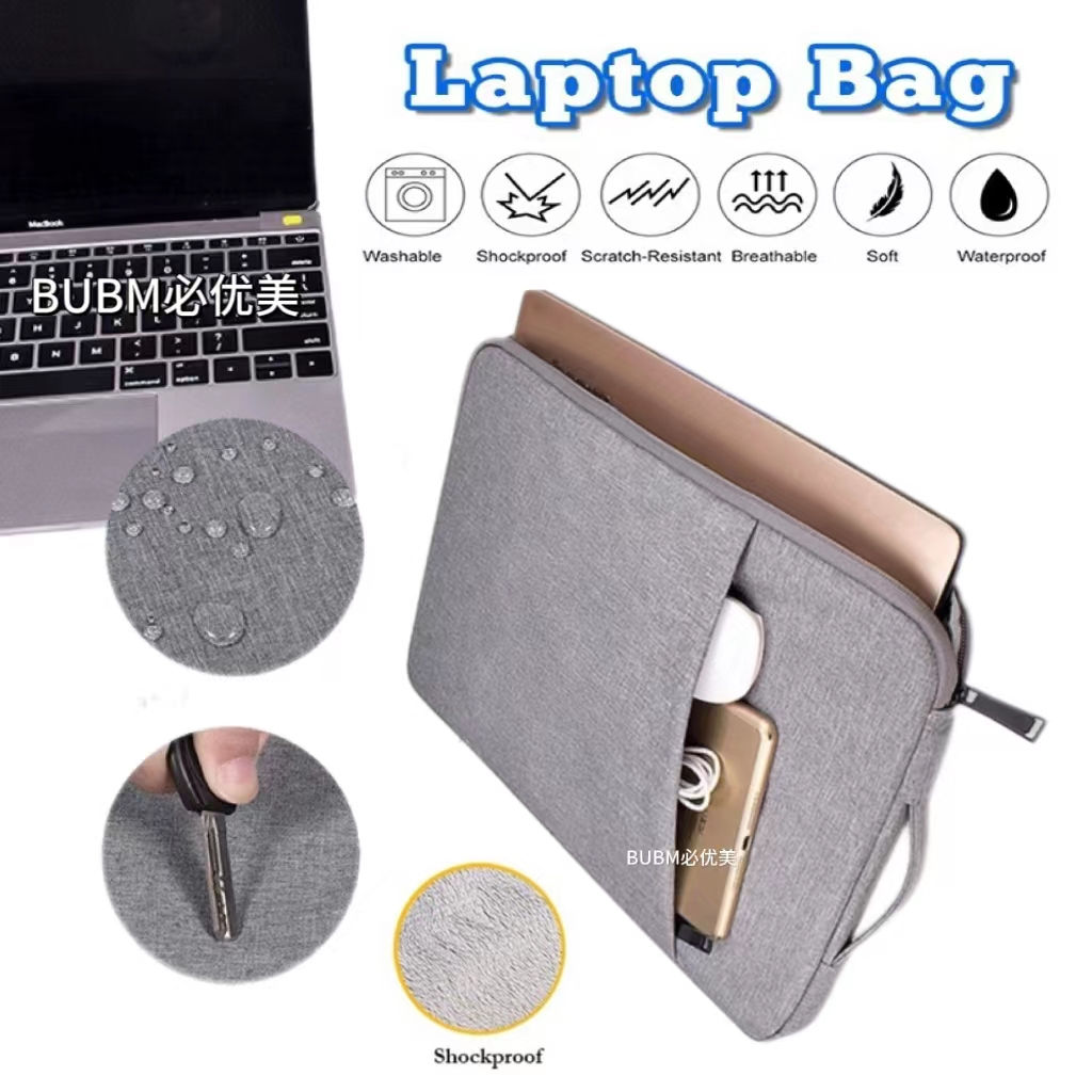 BUBM Waterproof Laptop Computer Bag Hand Shockproof Bag 14 inches ...