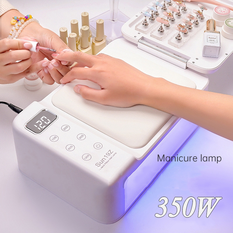 350w Nail Dryer Lamp For Machine With Hand Pillow Wear Nail Nail Lamp