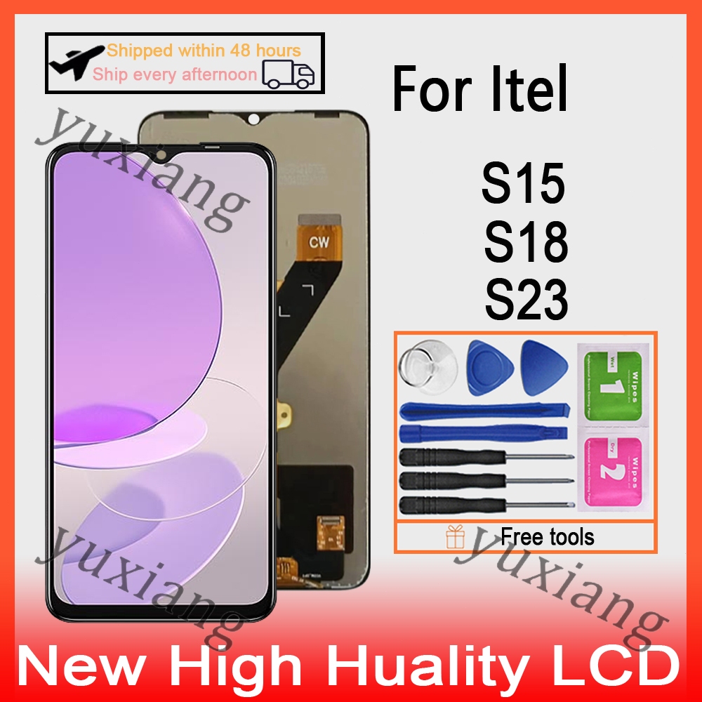 Original LCD Itel S15 S18 S23 LCD Touch Screen Digitizer Replacement ...