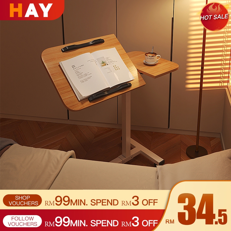 Adjustable table Upgraded Foldable Bedside table Computer Table with ...