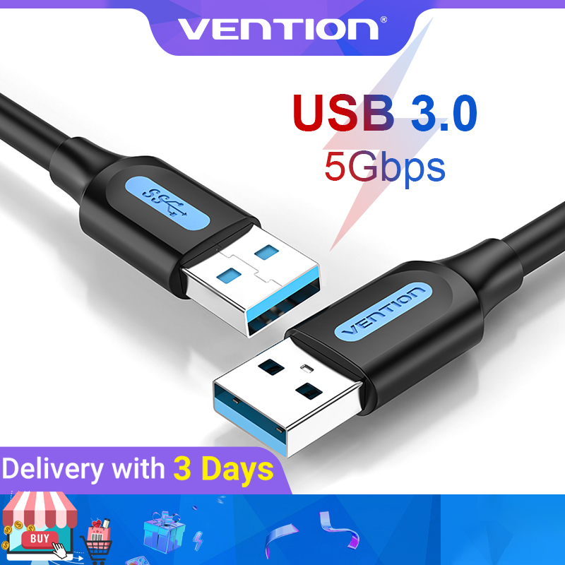 Vention USB 3.0 2.0 Cable Male to Male Extension Cable USB to USB 5Gbps ...