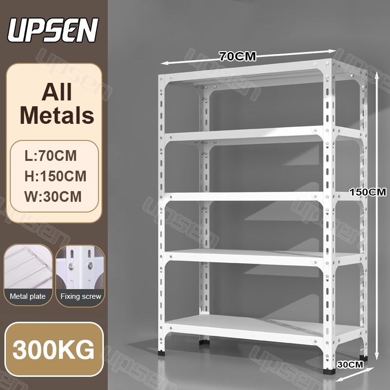 Adjustable 5/6 Tier All Metal Frame Rack Home kitchen Store Storage ...