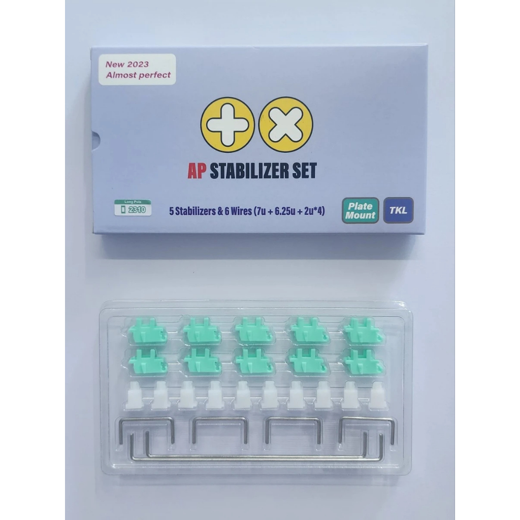 TX Stabilizers AP Plate Mounted Stabilizers For TKL Layout 7U 6.25U ...