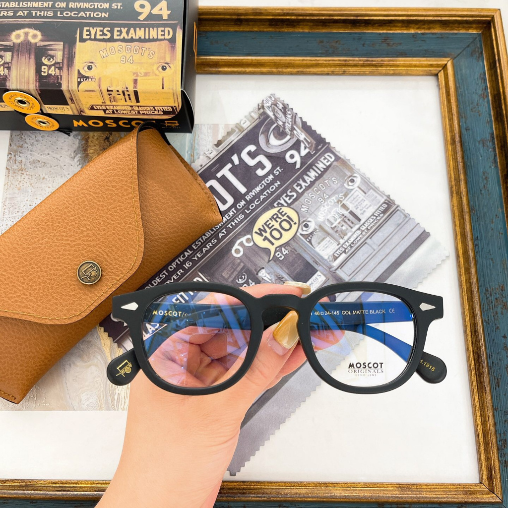[High Quality] MOSCOT Glasses LEMTOSH Retro Round Fashion Glasses Frame ...