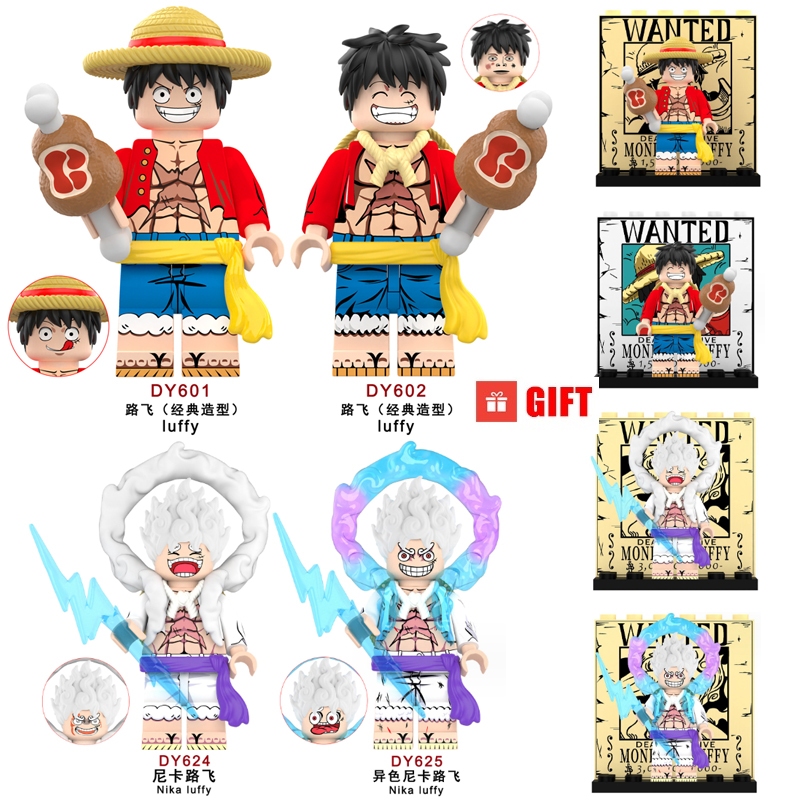 One Piece Toy Minifigures Building Blocks Luffy Figures Contains a ...