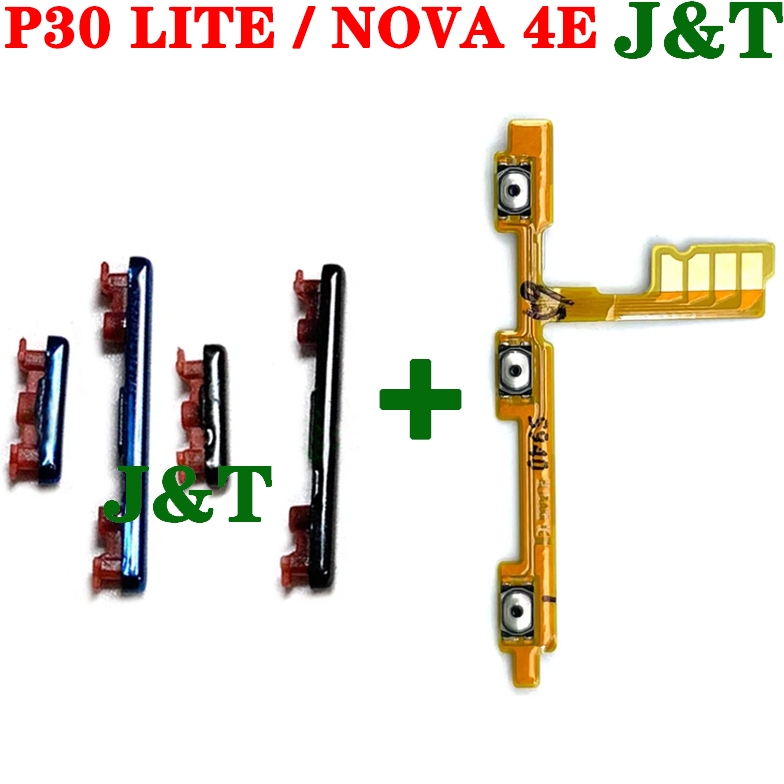 P30 Lite Power Volume Side Button Flex For Huawei Nova 4E 2020 Up Down ...