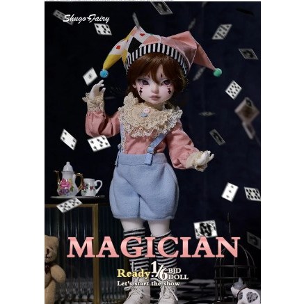 Magician Bjd Doll 1/6 Illusionist Circus Performer Retro Resin Ball Jointed Fullset Blythe ...