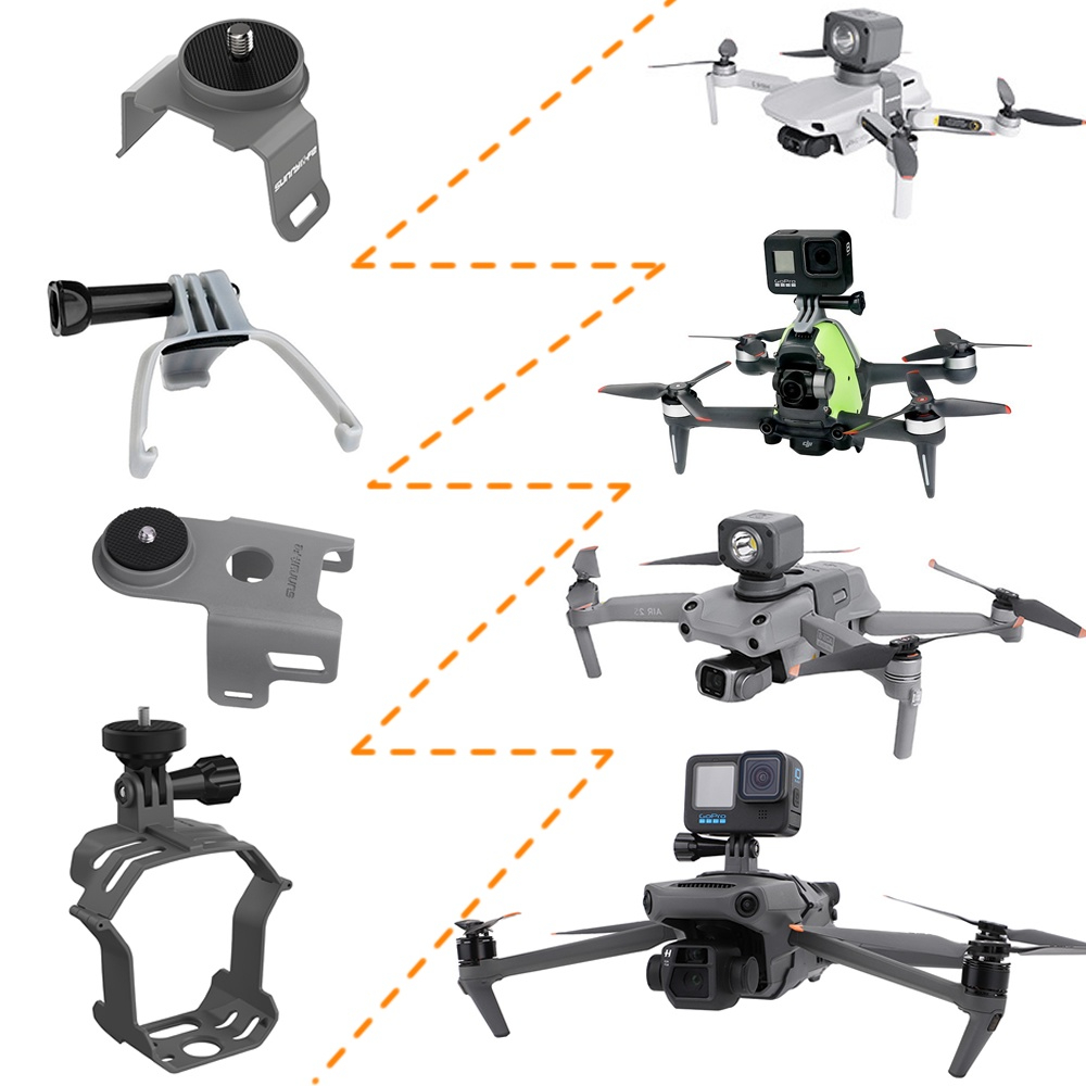 Universal Drone Camera Adapter Mount Clamp Holder for DJI Mini 2 /AIR ...