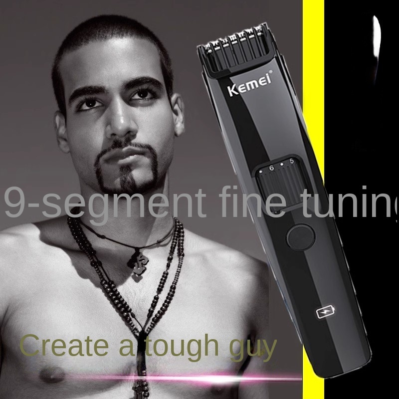 Kemei Beard Trimmer with Adjustable Combs Electric Shaver Rechargeable ...