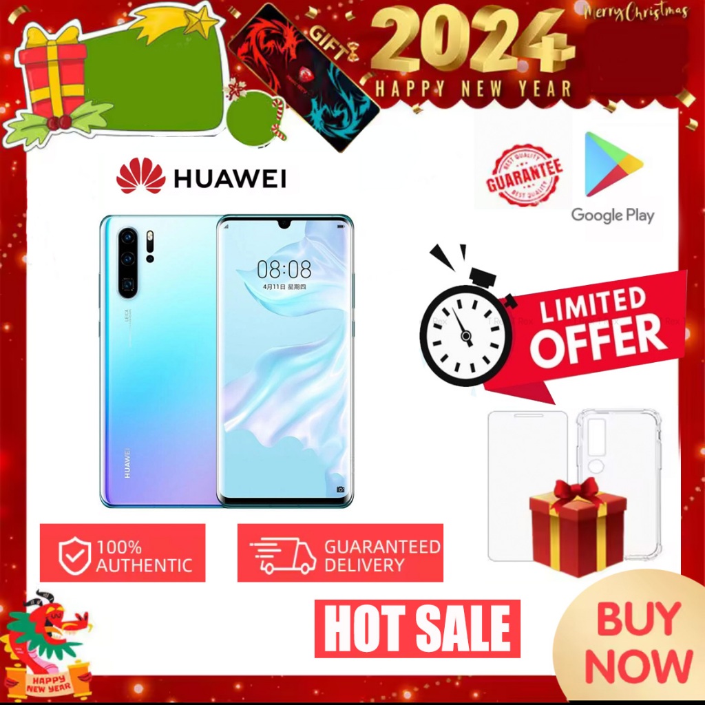 Original Huawei P30 Pro 8+256GB Original 4G Lte Cell Phone Global Rom ...