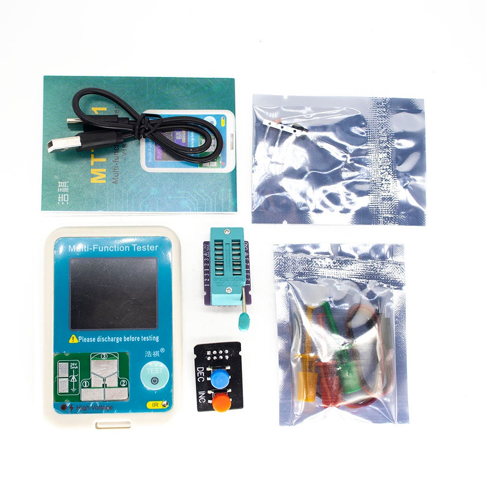 MTT-V1 Digital Multi-Function Transistor Tester Diode Triode ...