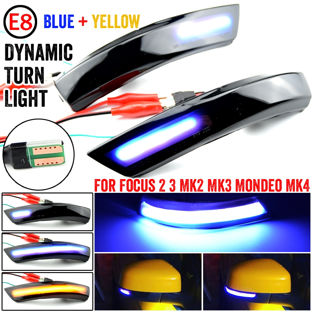 For Ford Focus 2 MK2 MK3 For Mondeo MK4 EU Dynamic Turn Signal Light ...