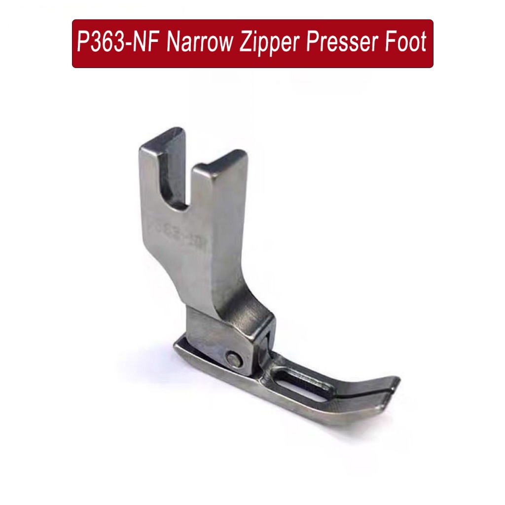 P363NF P363-NF Narrow Zipper Presser Foot for Jack Juki Brother ...