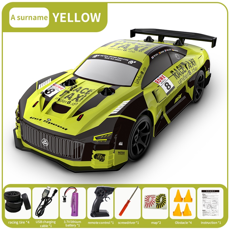 iBliver Remote Control Car, RC Drift Stunt Car with LED Lights Glow ...