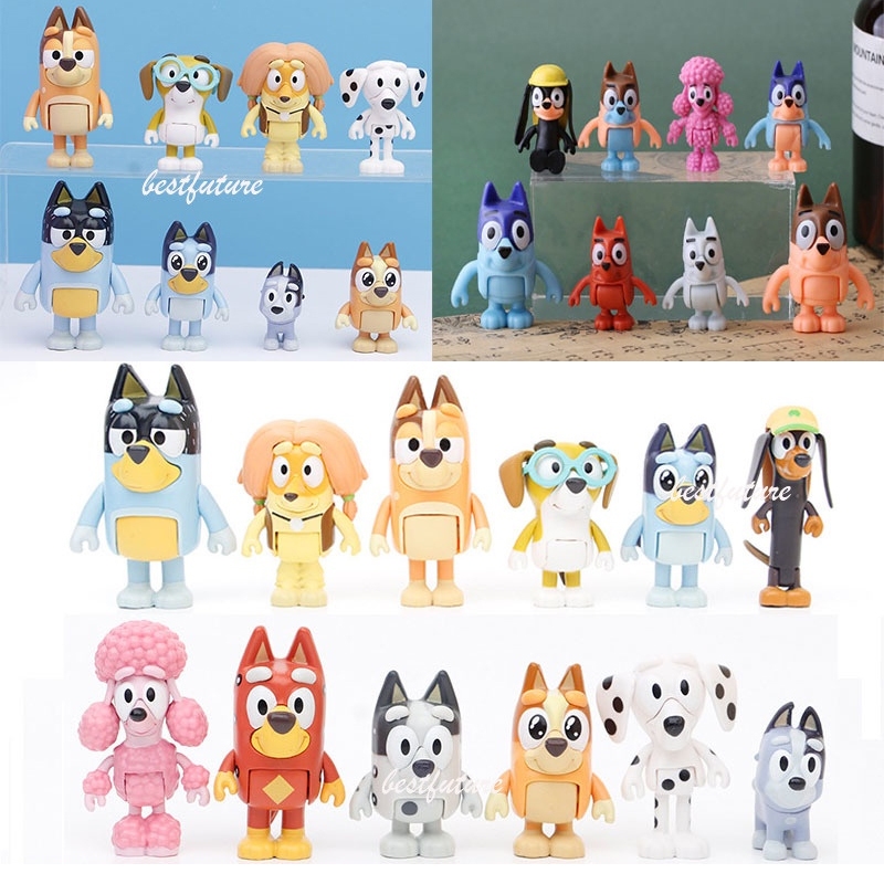 Bluey's Family & Friends Pack Collect The World of Bluey Action Figure ...