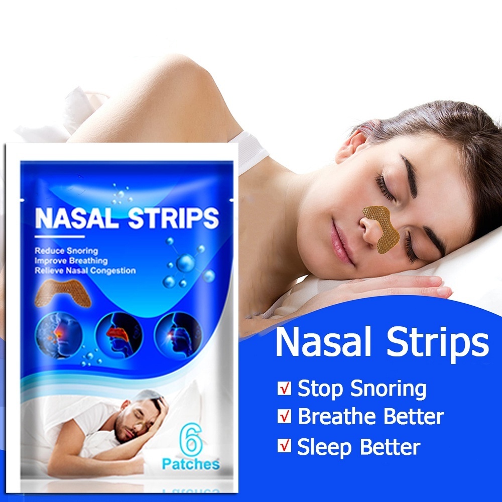 1set 6cs Herbal Nasal Strips Relieve Nasal Congestion Rhinitis ...