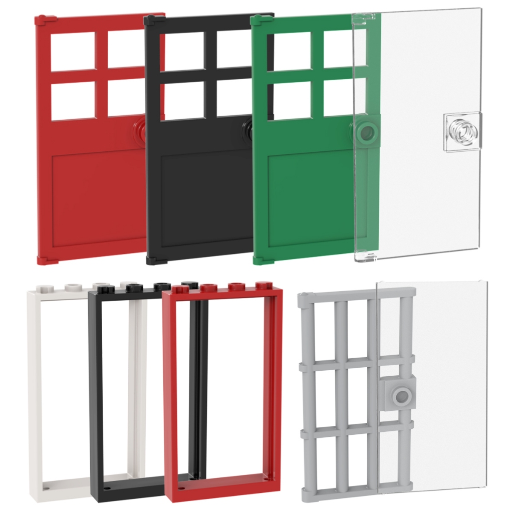 Door Frame 60598 57895 1x4x6 with 2 Holes on Top and Bottom Building ...