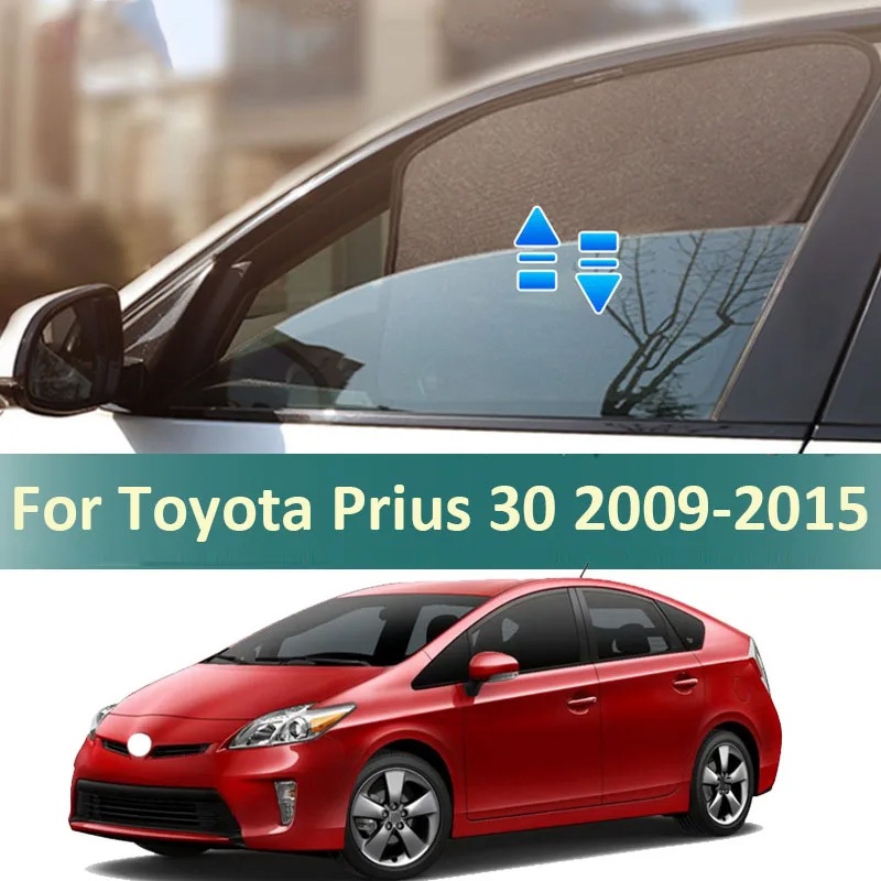 For Toyota Prius 30 ZVW30 2009-2015 Magnetic Sunshade Car Side Window ...