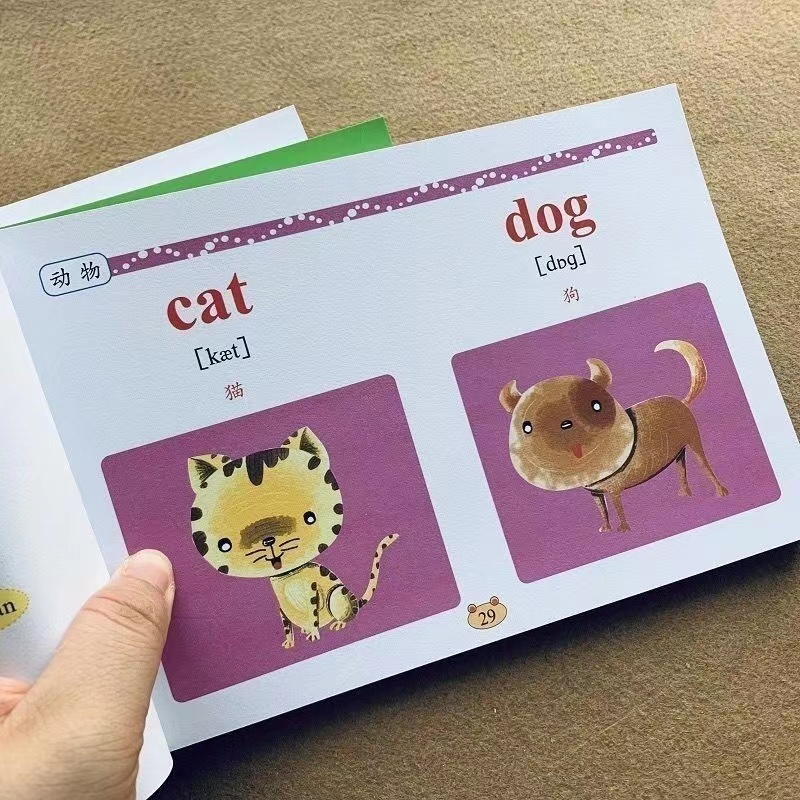 Preschool Children English Vocabulary Reading Book English Alphabet ABC ...