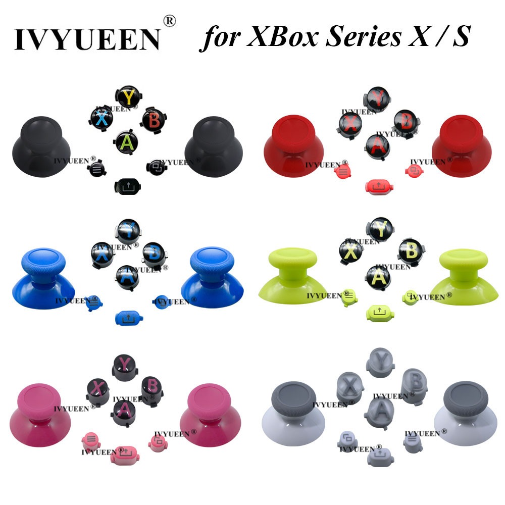 IVYUEEN for XBox Series X S XSX XSS Core Controller Thumbsticks ABXY Menu Share Action Face ...