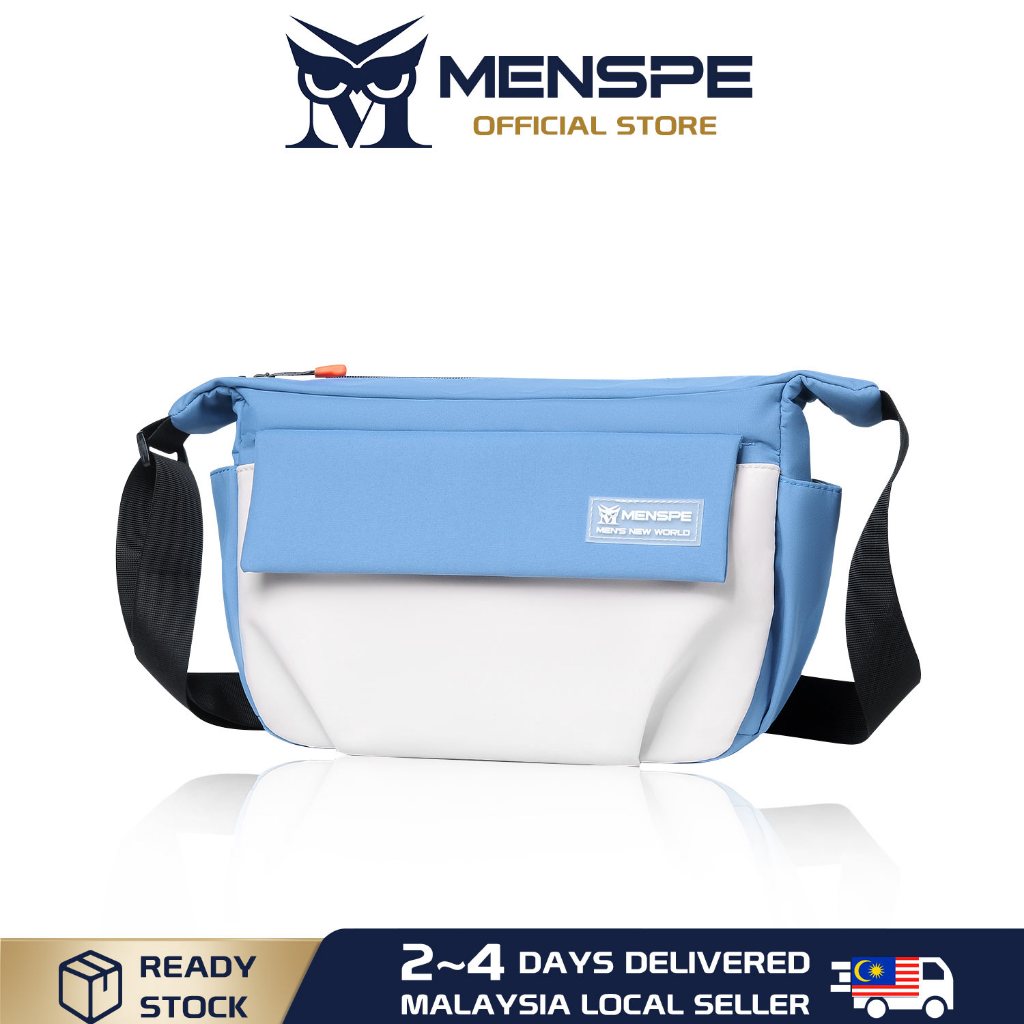 MENSPE Crossbody Bag Korean Fashion Nylon Men Sling Bag Lelaki | Shopee ...
