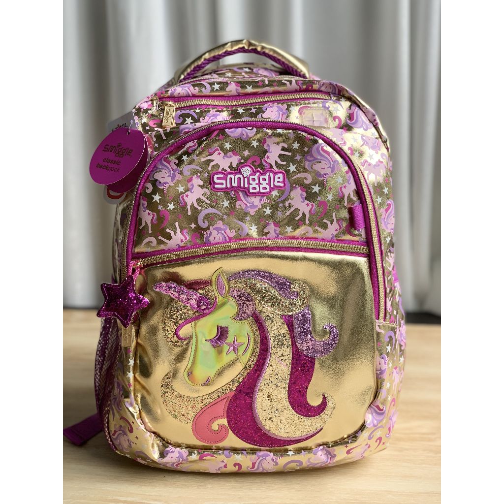 [READY STOCK] [ORIGINAL] Smiggle schoolbag BOY AND GIRL Backpack Purple ...