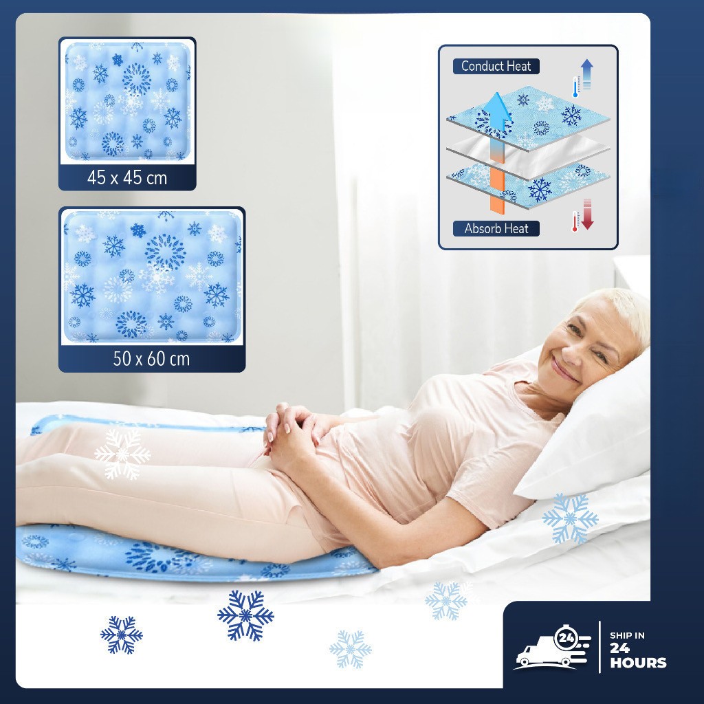 【MY Stock, 3 days shipment】Cooling Mat/Cooling bed Need water injection ...