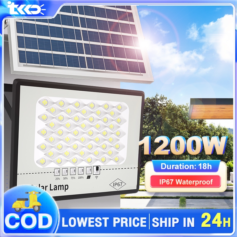 【10-year warranty】1500W Lampu Solar light Outdoor lighting Nano LED ...